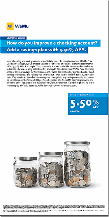 WaMu's CD/Savings Account is Perfect for that New Years Resolution to ...